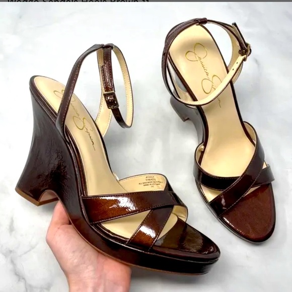 Jessica Simpson | Shoes | Jessica Simpson Metallic Jilly Bronze ...